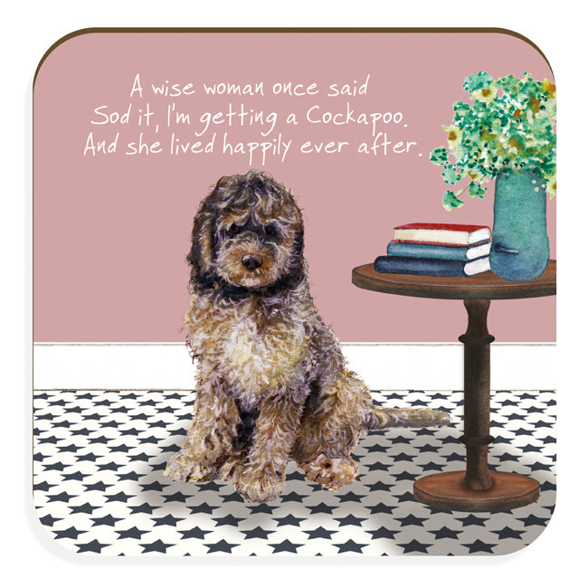 Cockapoo Happy - Coaster – Luss General Store