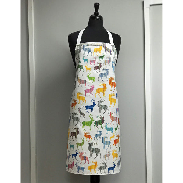 Colourful Stag Apron – Luss General Store